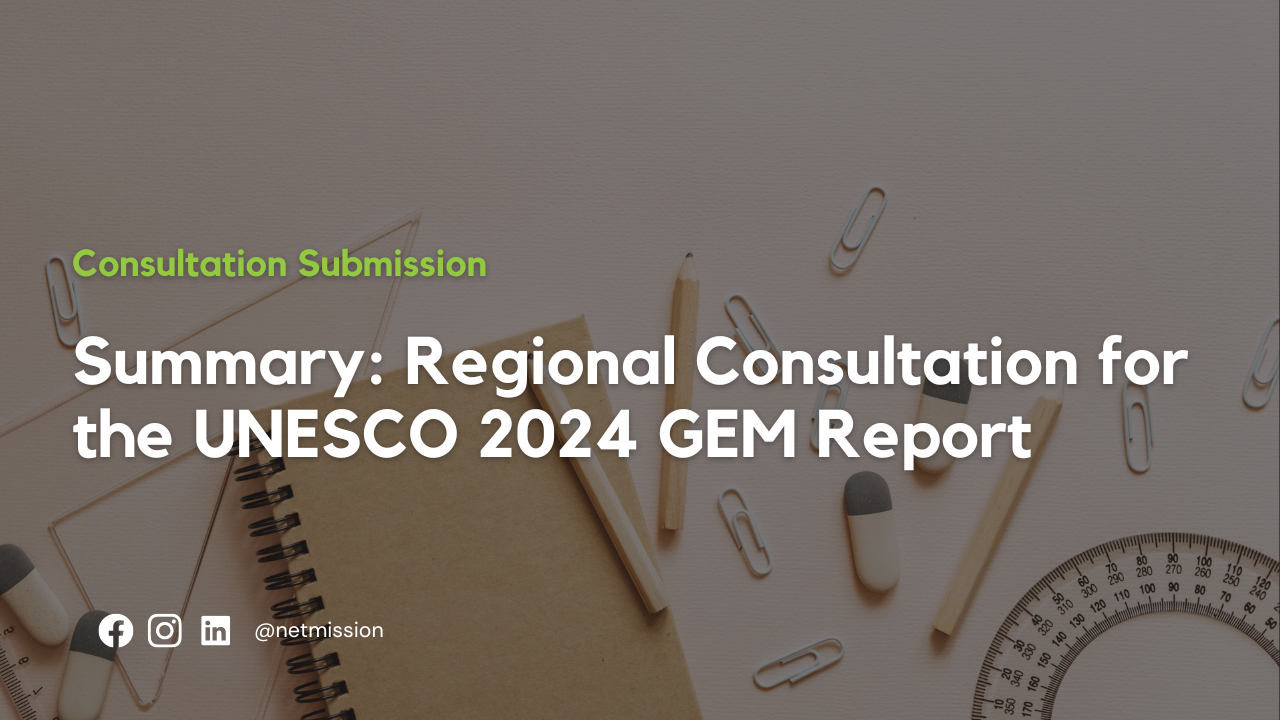 Summary: Regional Consultation for the UNESCO 2024 GEM Report ...